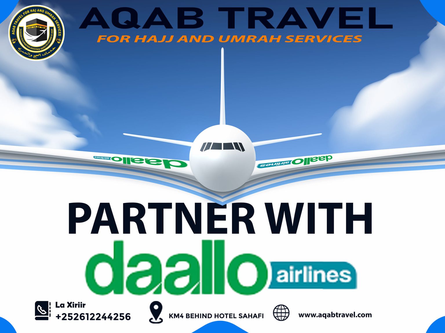 Naga Soo dalbo Tikidhada Daallo Airlines – AQAB TRAVEL